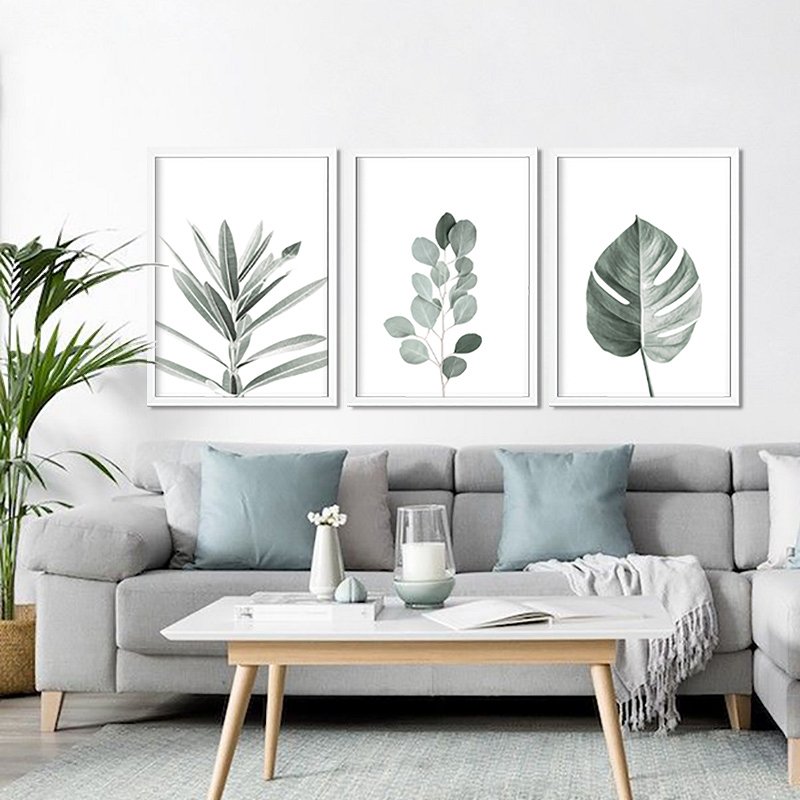 SET HOJAS VERDES | Venta de Cuadros Modernos | De La Paz