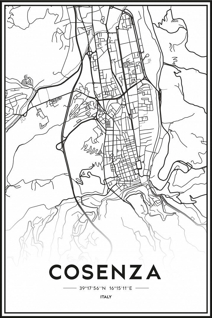 COSENZA MAP | Venta de Cuadros Modernos | De La Paz