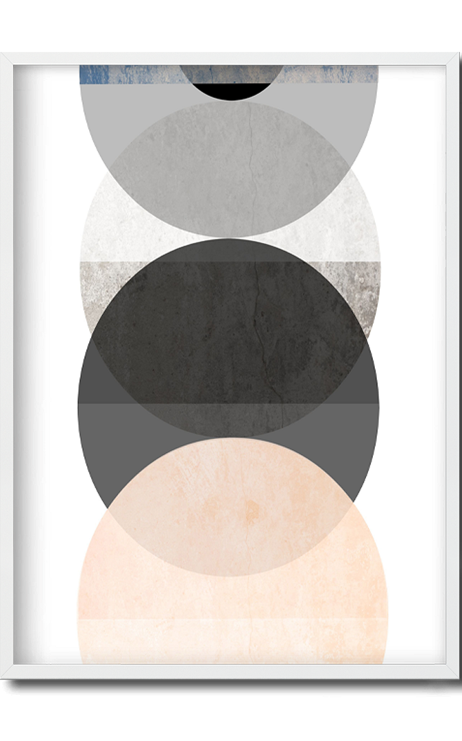 PÓSTER GEOMÉTRICO CIRCULAR | Venta de Cuadros Modernos | De La Paz