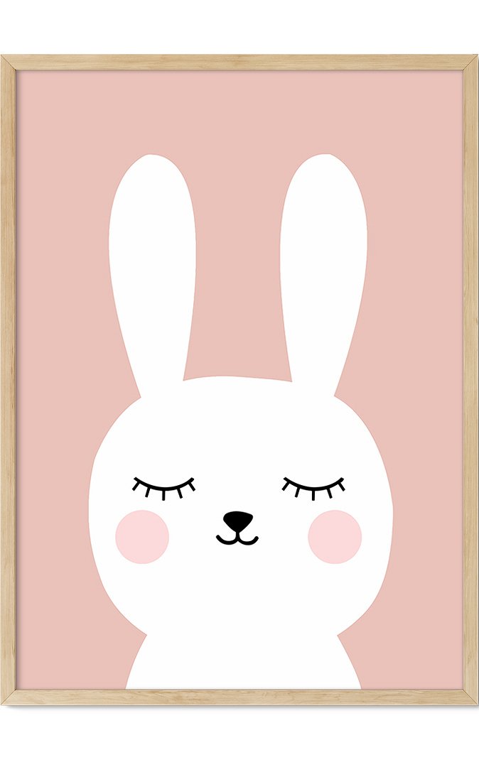 CONEJO EN ROSA | Venta de Cuadros Modernos | De La Paz
